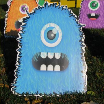 Monsters | Yard Greetings Lawn Signs | Happy Birthday | Yard Cards