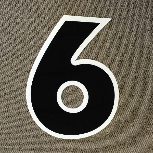 Number 6 | Yard Greetings Lawn Signs | Happy Birthday | Yard Cards