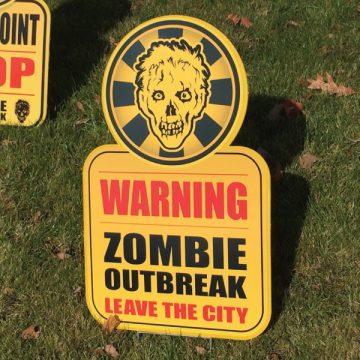 Zombie | Yard Greetings Lawn Signs | Happy Birthday | Yard Cards