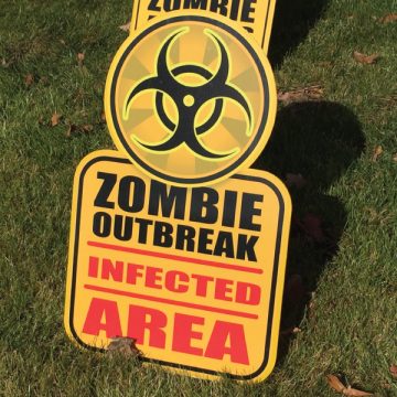 Zombie | Yard Greetings Lawn Signs | Happy Birthday | Yard Cards
