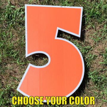 Number 1 – “Wacky” Style | Yard Greetings Lawn Signs | Happy Birthday ...